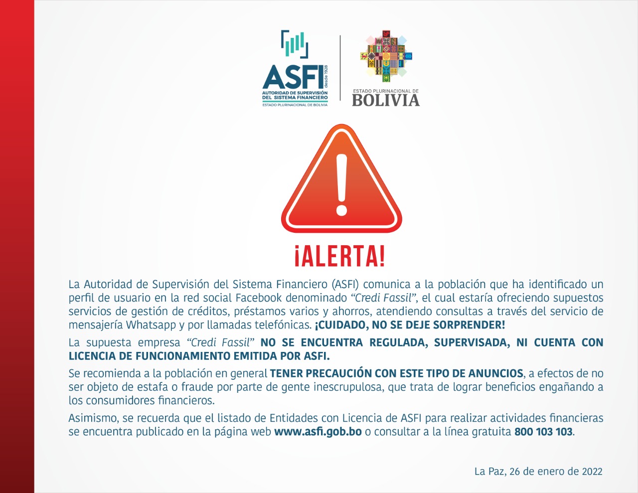 Asfi trabaja con nosotros - Empleos Reales