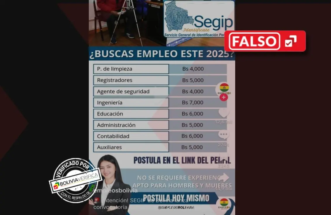 Segip trabaja con nosotros - Empleos Reales